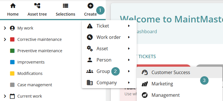 How do I create a user group in the system?